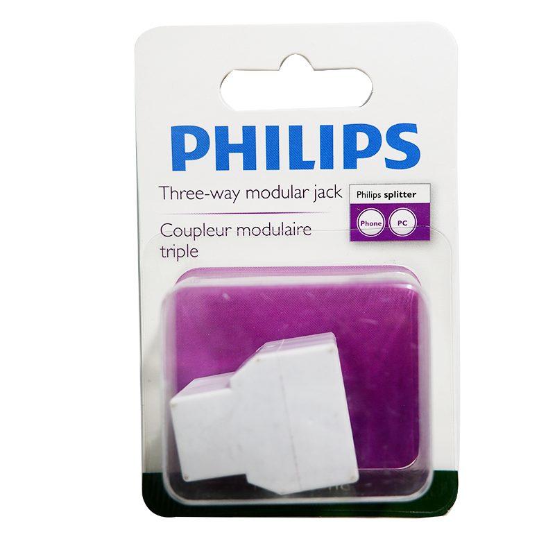 PHILIPS 3-Way Modular Jack Splitter | Lazada PH