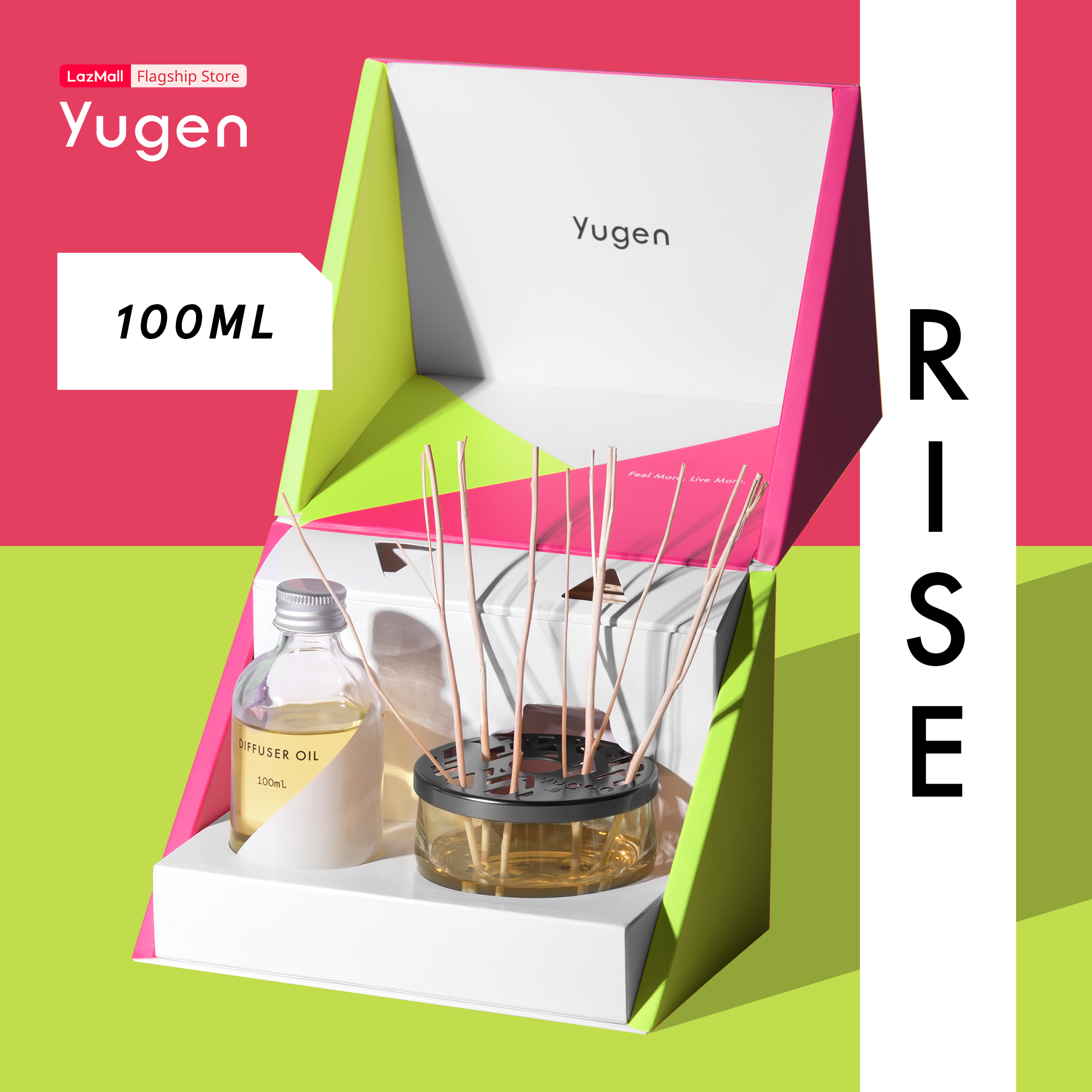 Yugen Manila - Reed Diffuser 100ml Set - Rise | Lazada PH