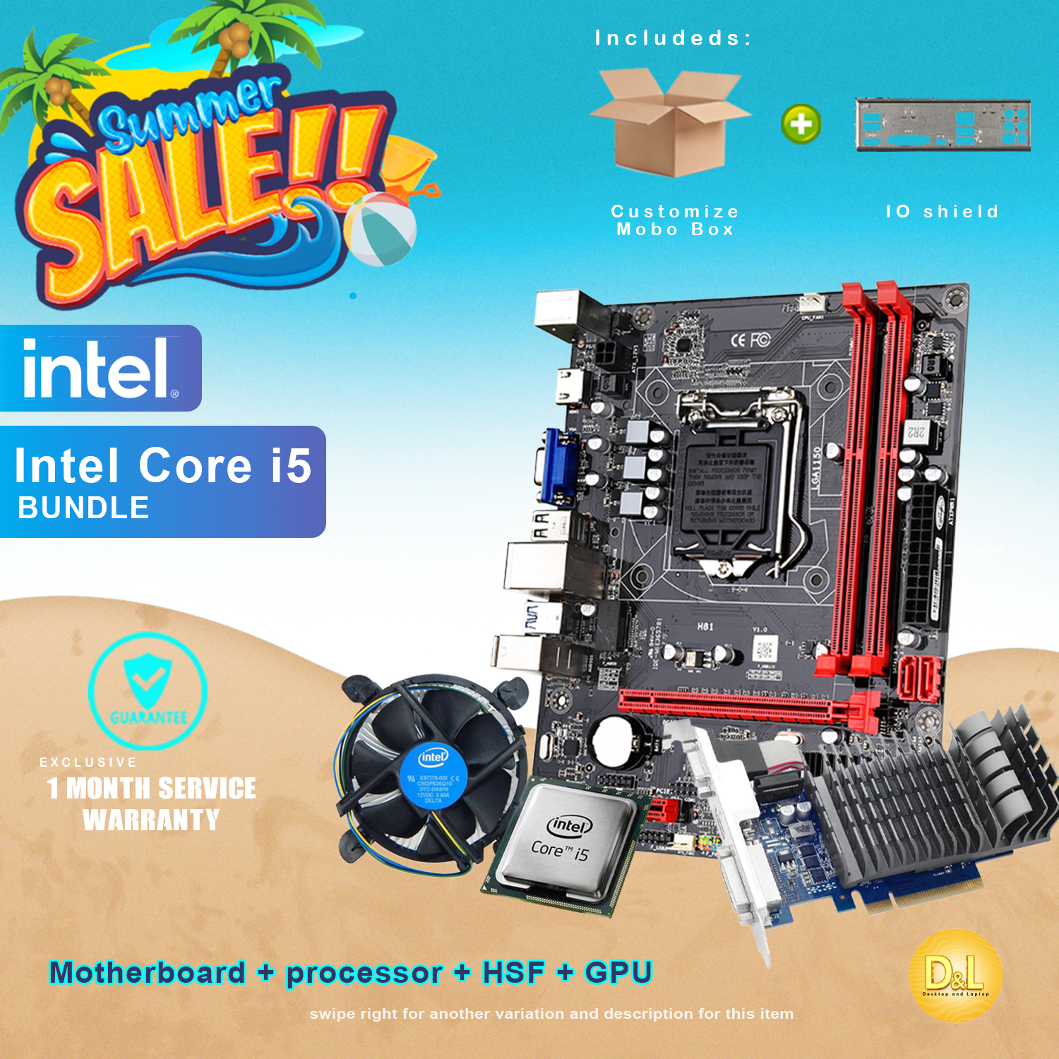 Gaming Bundle Package Intel i5 1st / 6th Gen Bundle (Assorted OEM ...