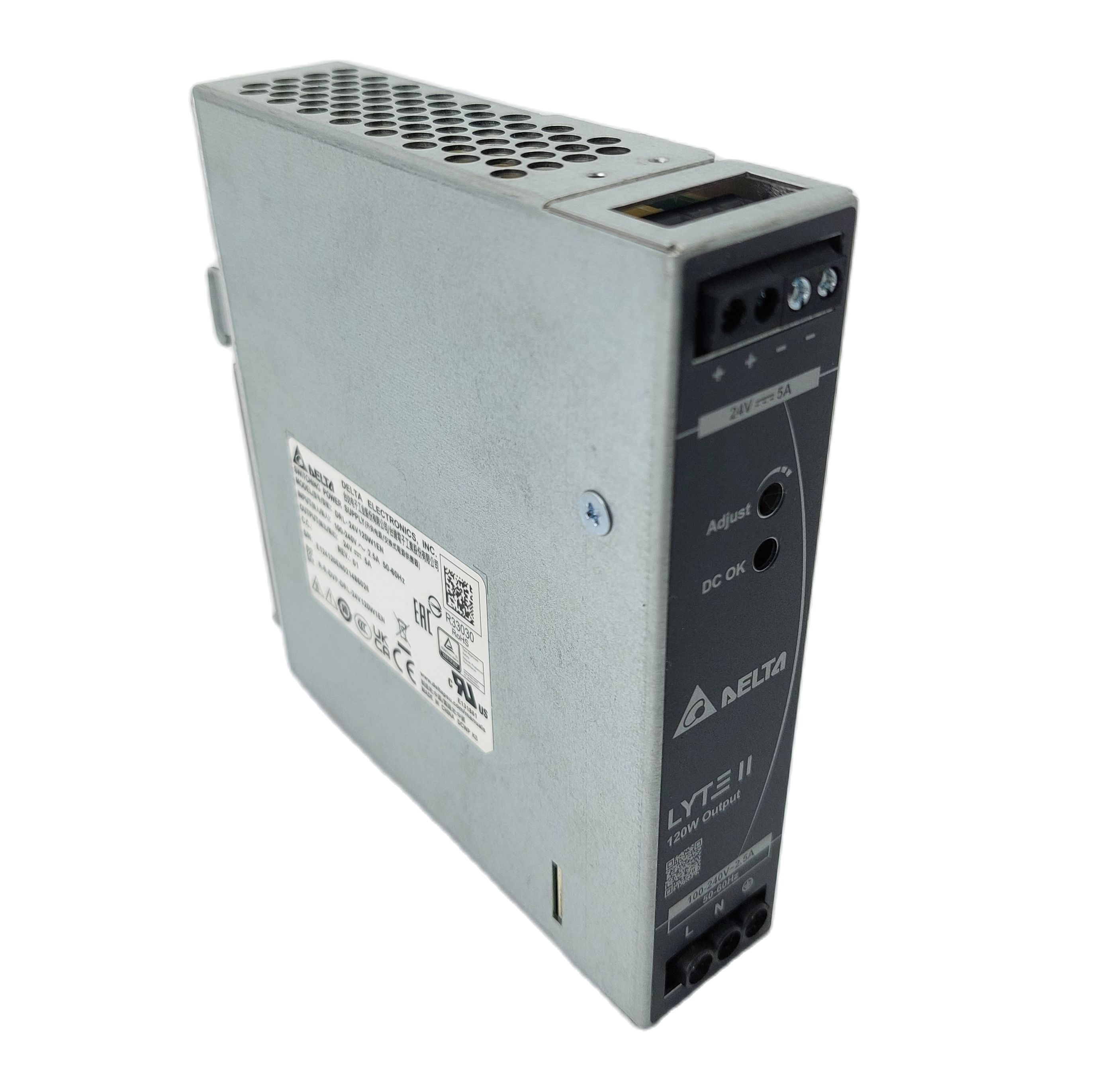 DRL-24V120W1EN - Delta Switching Power Supply 24v/5.0a (120w), 85 ...
