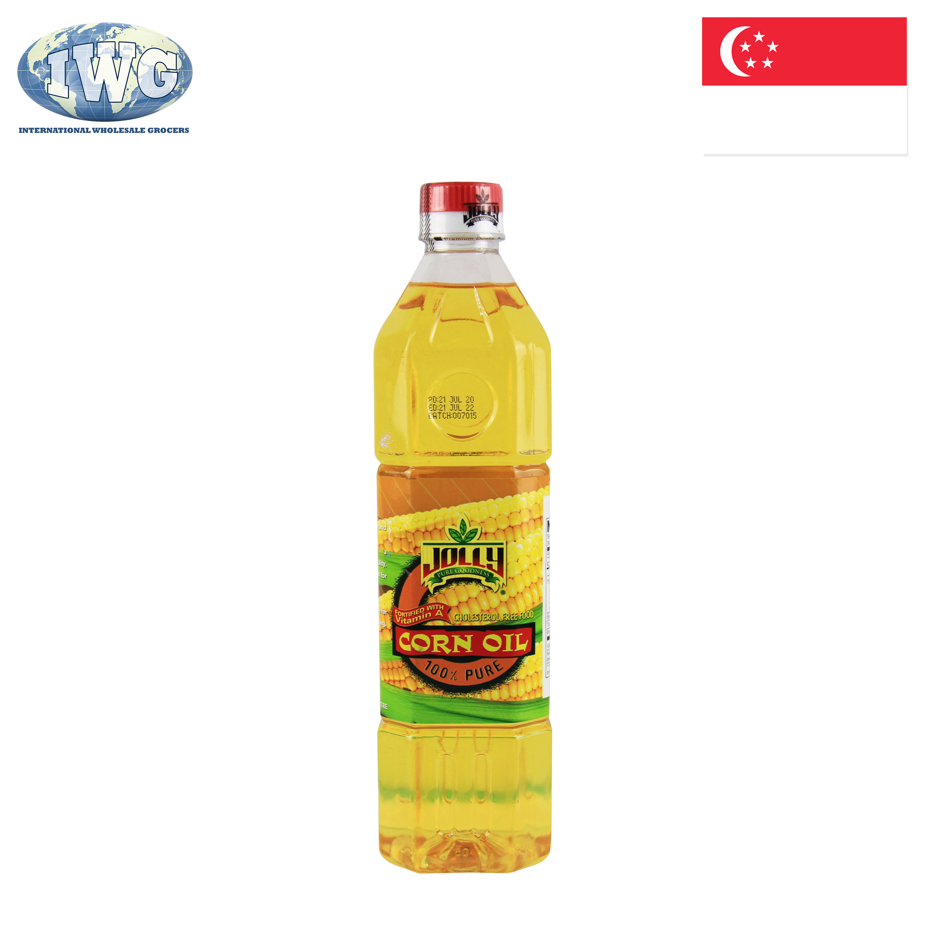 IWG JOLLY Corn Oil 100% Pure Cholesterol Free 1L | Lazada PH