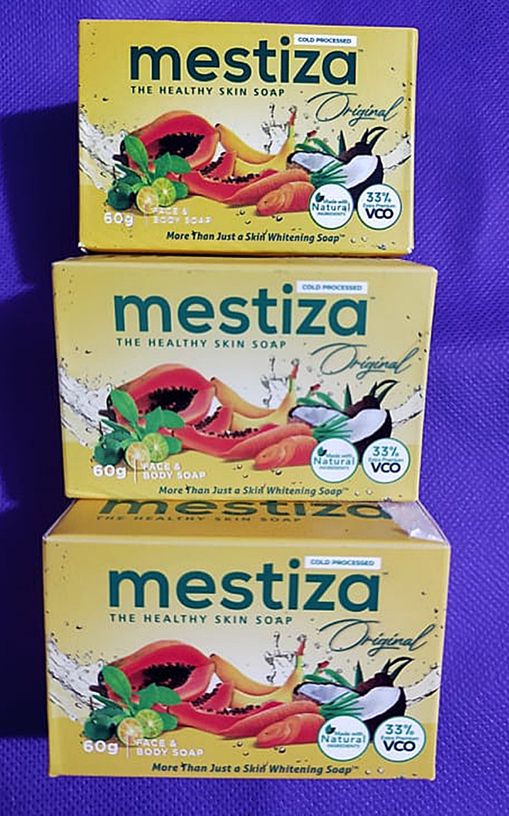 MESTIZA ORIGINAL The Healthy Skin Soap 60g Three (3) Bar soap | Lazada PH