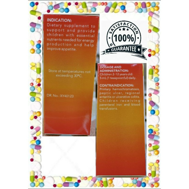 IROPLUS VITAMIN B-COMPLEX IRON LYSINE BUCLIZINE HCI 120ml | Lazada PH