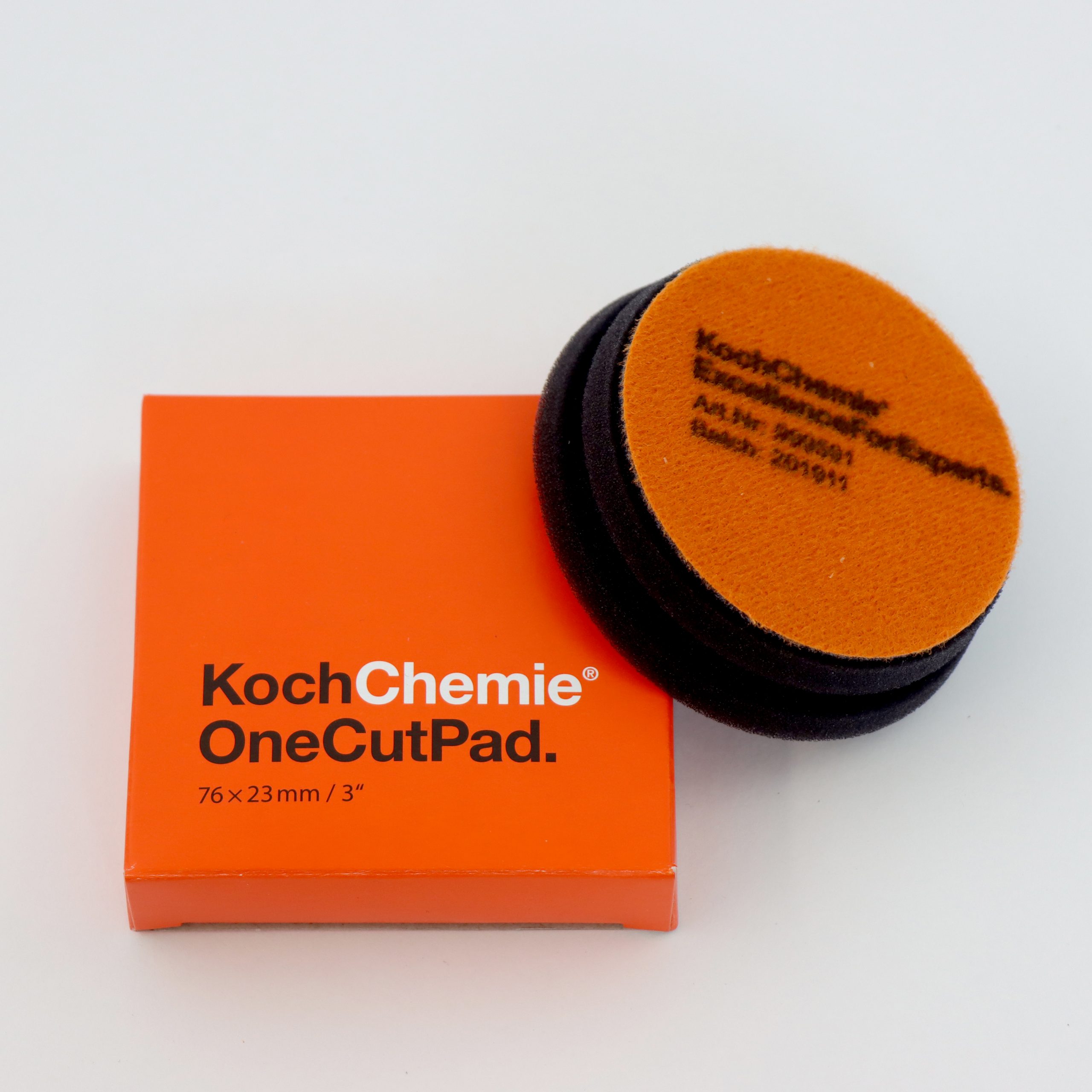 Koch Chemie 3-inch Foam Pad Heavy, Fine, Micro, and One Cut pad, sold ...