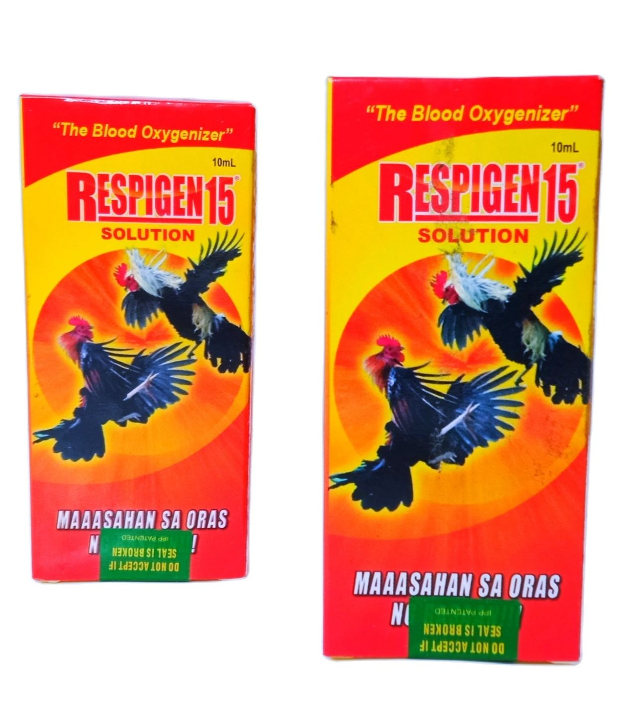 [VET SUPPORT] 2 box 10ml Respigen 15 solution inject. for GAMEFOWL ...