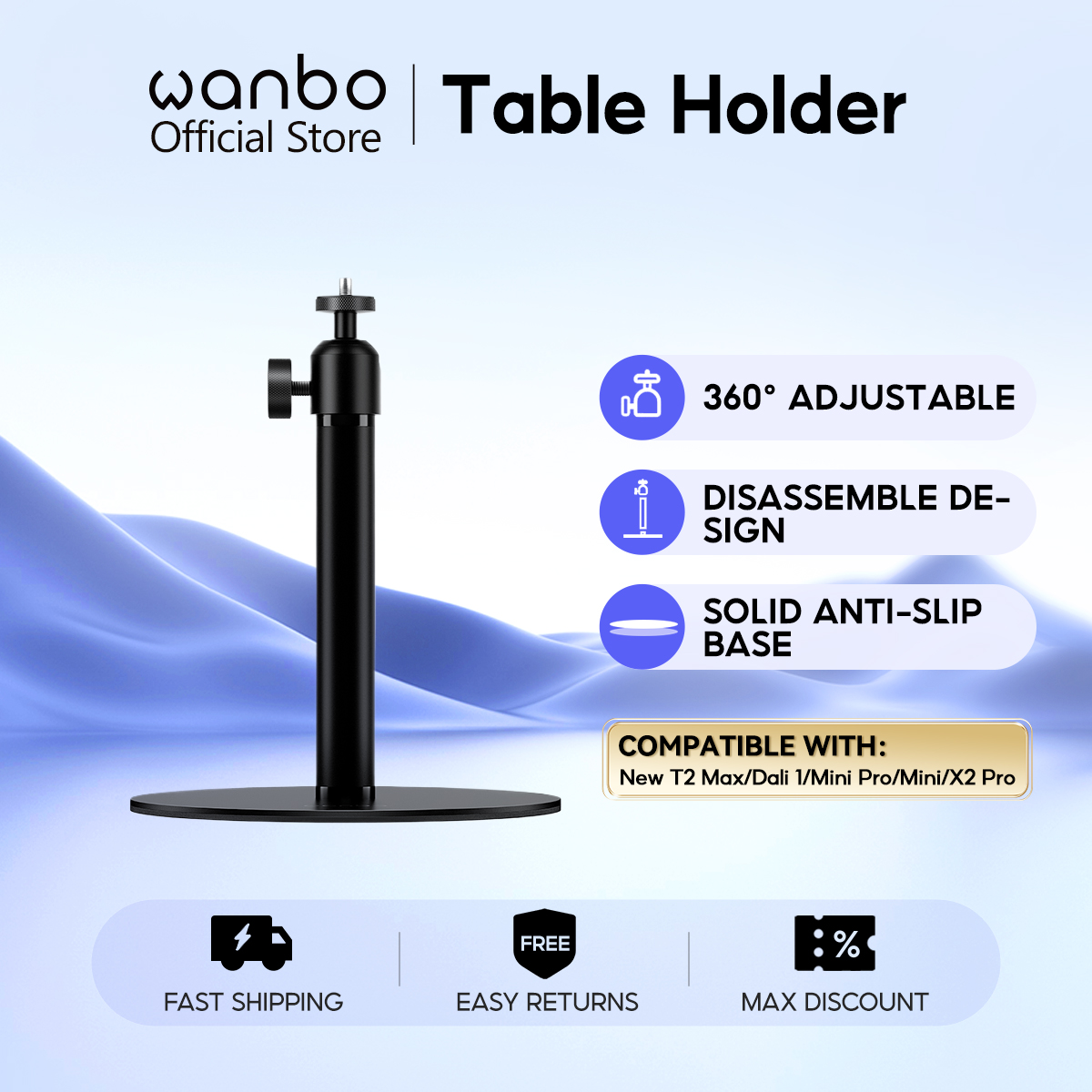 Wanbo Desktop Portable Stand Projector Professional Dest Bracket ...