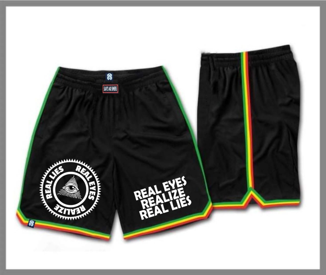 real eyes mesh short rasta | Lazada PH