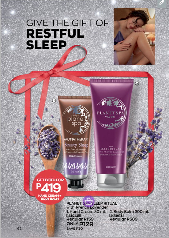 Avon Planet Spa Sleep Ritual with French Lavender Hand Cream and Body ...