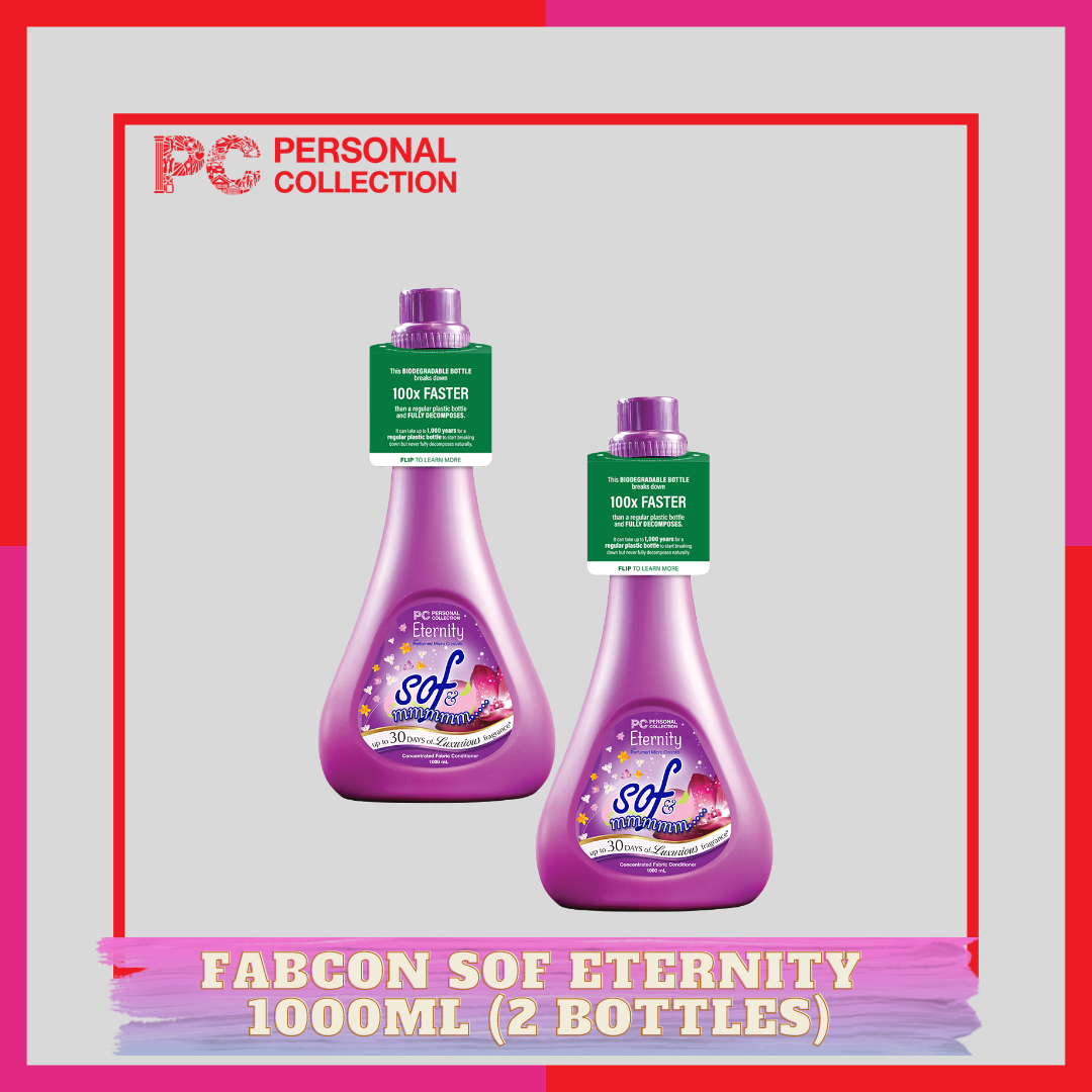 Personal Collection SOF Eternity Fabric Conditioner 2 Bottles ( 1000ML ...