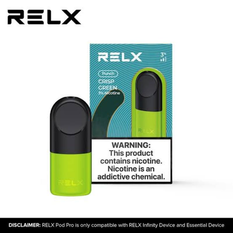 RELX pod CRISP GREEN for ARTISAN , INFINITY , ESSENTIAL DEVICE | Lazada PH