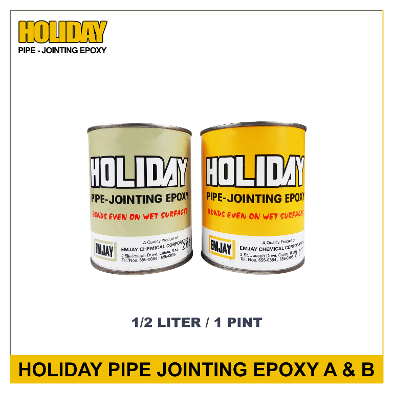 Holiday Pipe PVC Jointing Epoxy Component A & B Set 1L / 1/2L / 1/4L ...