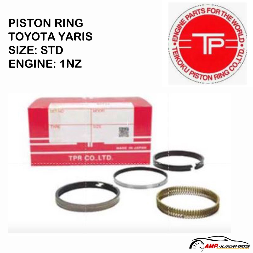 TP Piston Ring for TOYOTA Yaris Echo 1NZ-FE-2 STD | Lazada PH