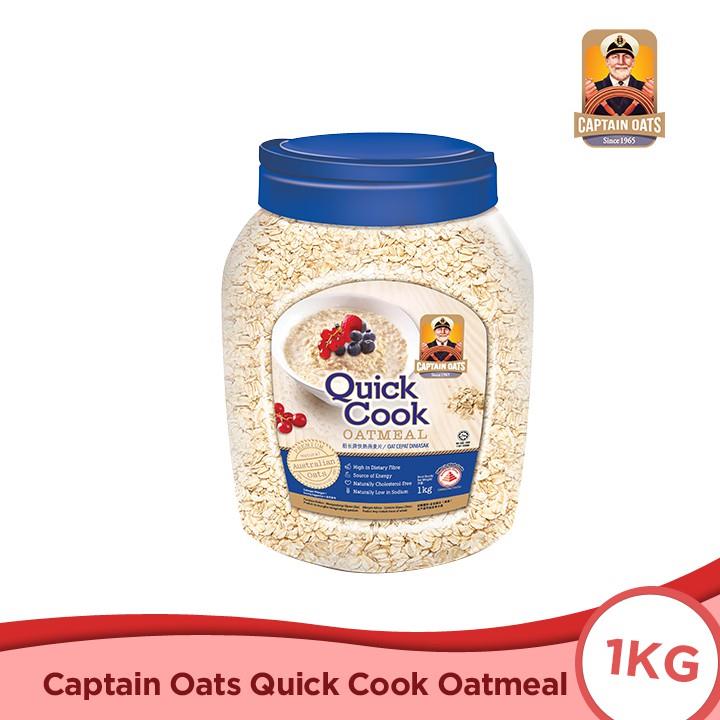Captain Oats Quick Cook Oatmeal 1kg | Lazada PH