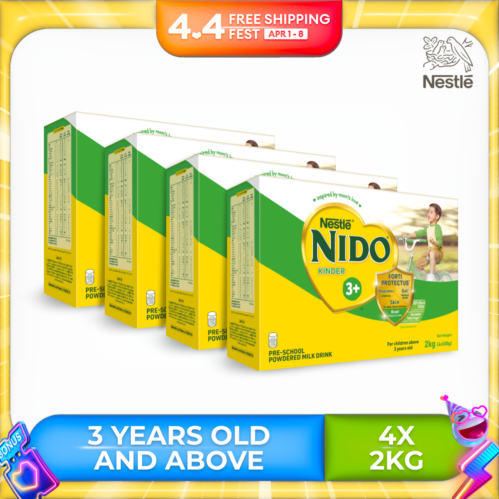 NIDO® 3+ Powdered Milk Drink For Pre-Schoolers Above 3 Years Old 8kg ...