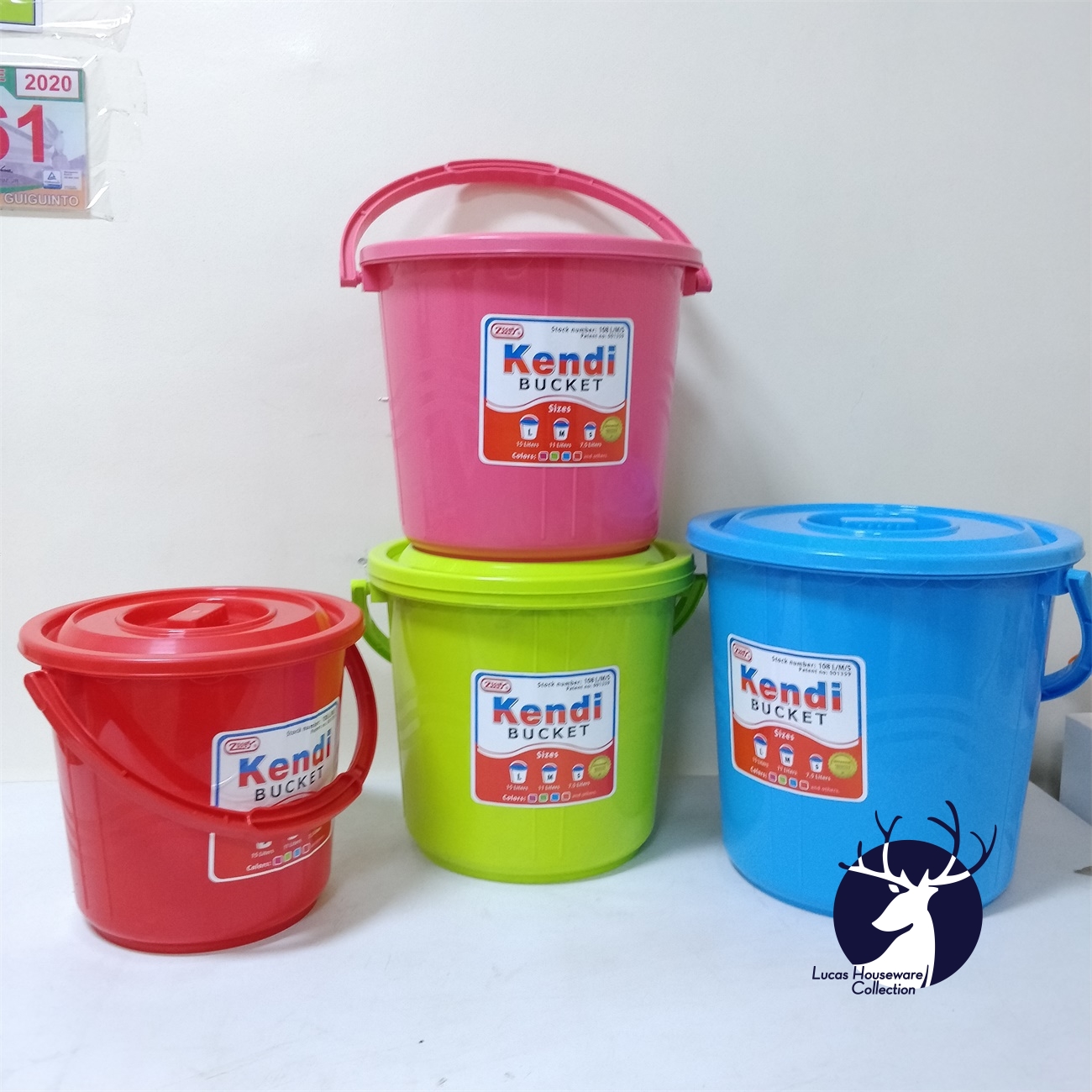 ZOOEY KENDI BUCKET WITH COVER AND HANDLE WATER PAIL TIMBA WATER ...