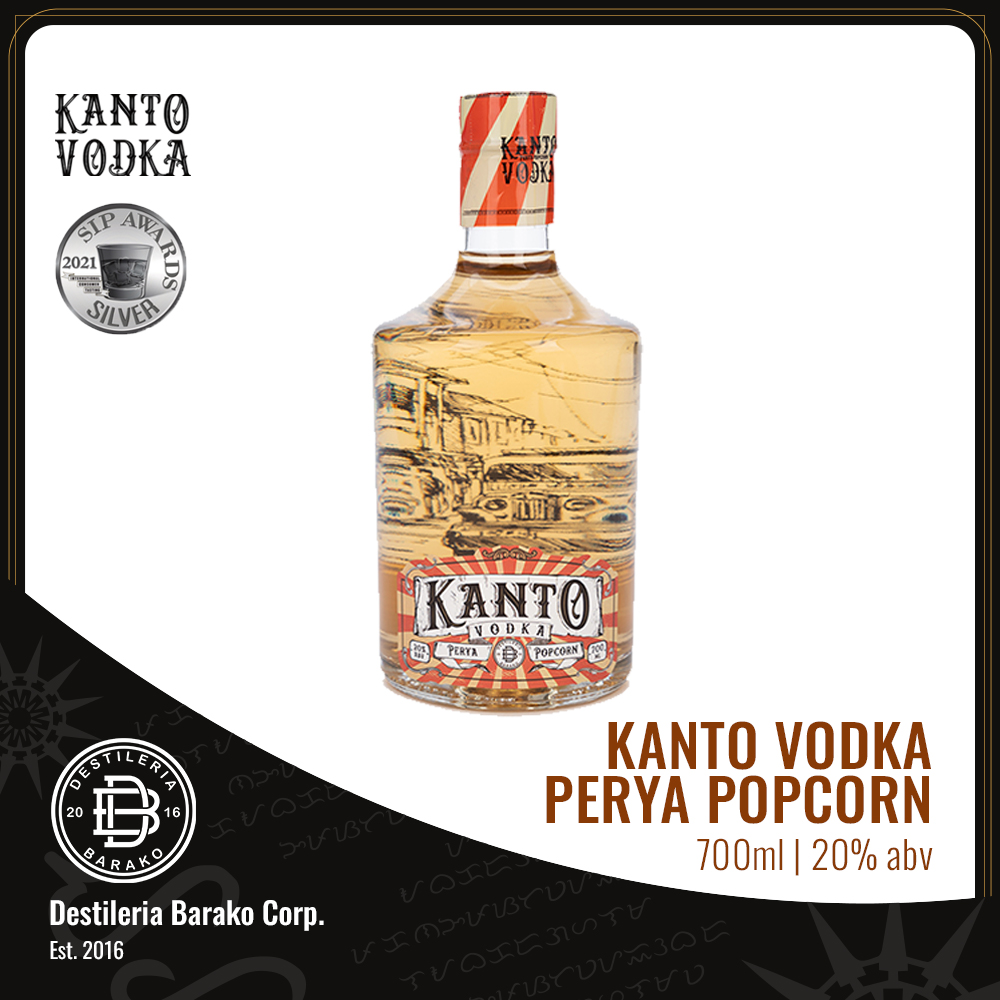 Kanto Perya Popcorn Vodka | Kanto | Destileria Barako | 700ml | 20% ABV ...