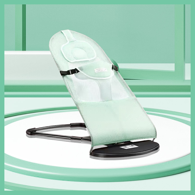 Foldable Baby Rocking Bouncer Soft Newborn Baby Bouncing Chair Baby ...