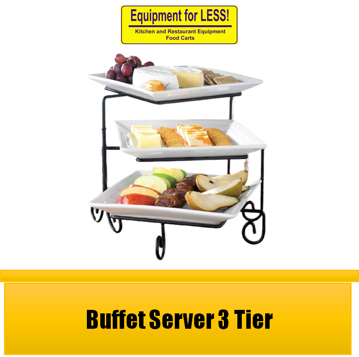 Stylish Heavy Duty 3-Tiered Food Buffet Server Party Display | Lazada PH