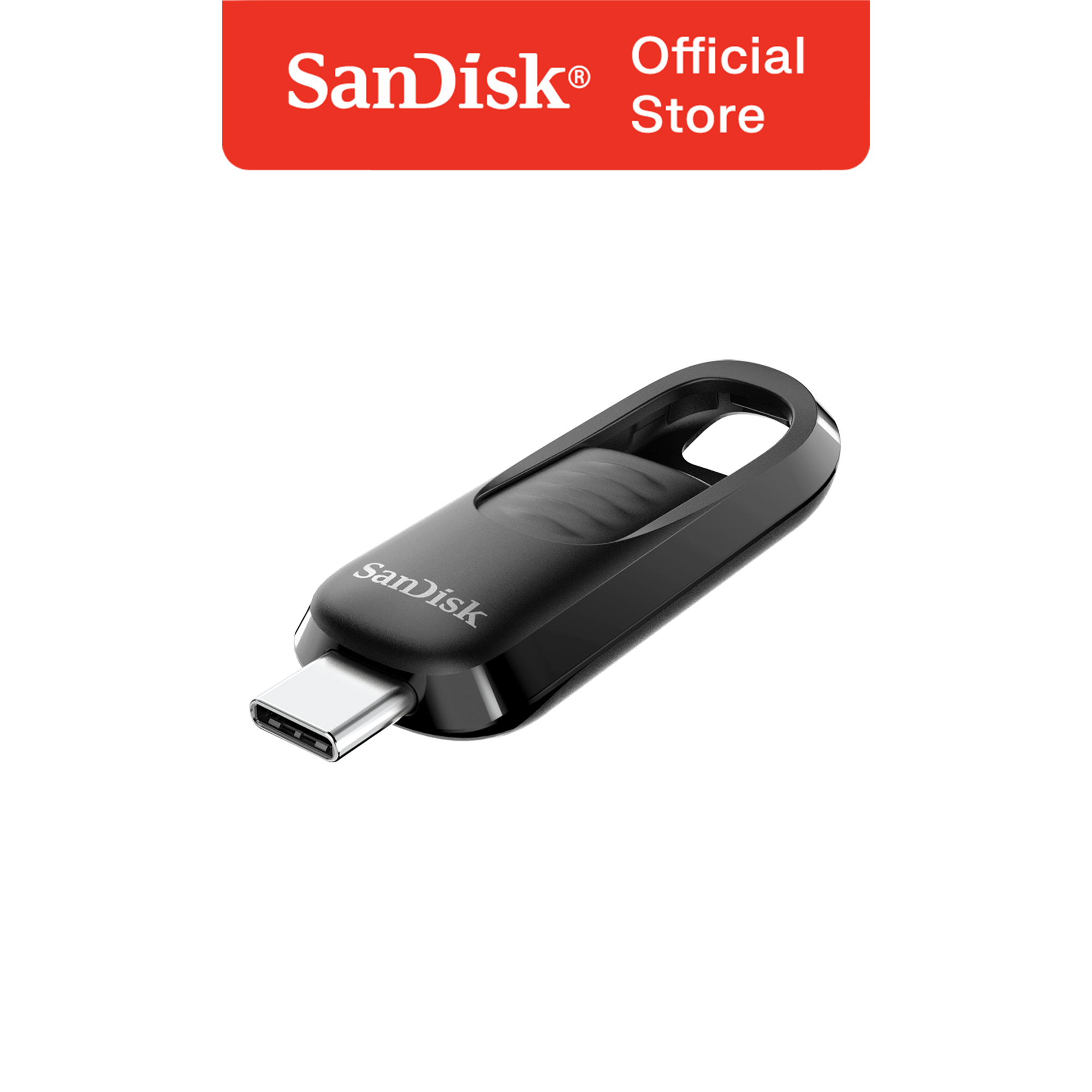 SanDisk Ultra Slider 128GB USB Type-C 3.2 Gen Flash Drive, Key Ring ...