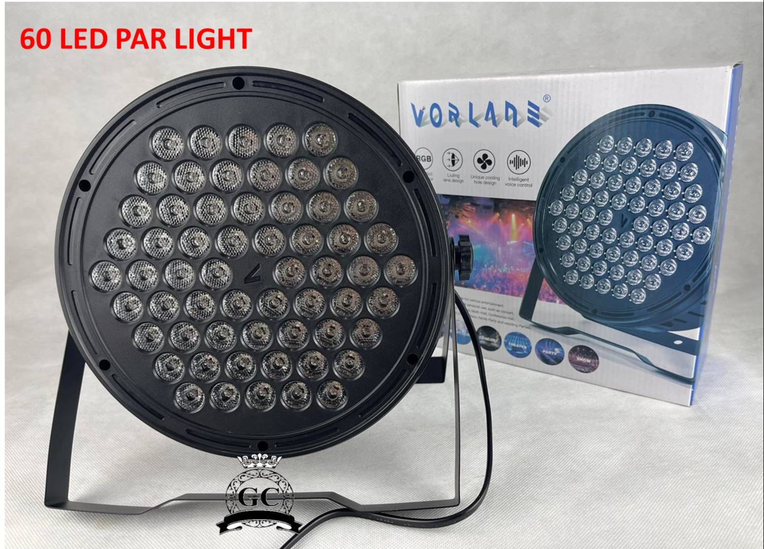 Vorlane PAR 60 Led light Full Color 3 in 1 RGB with built in Fan | Lazada PH