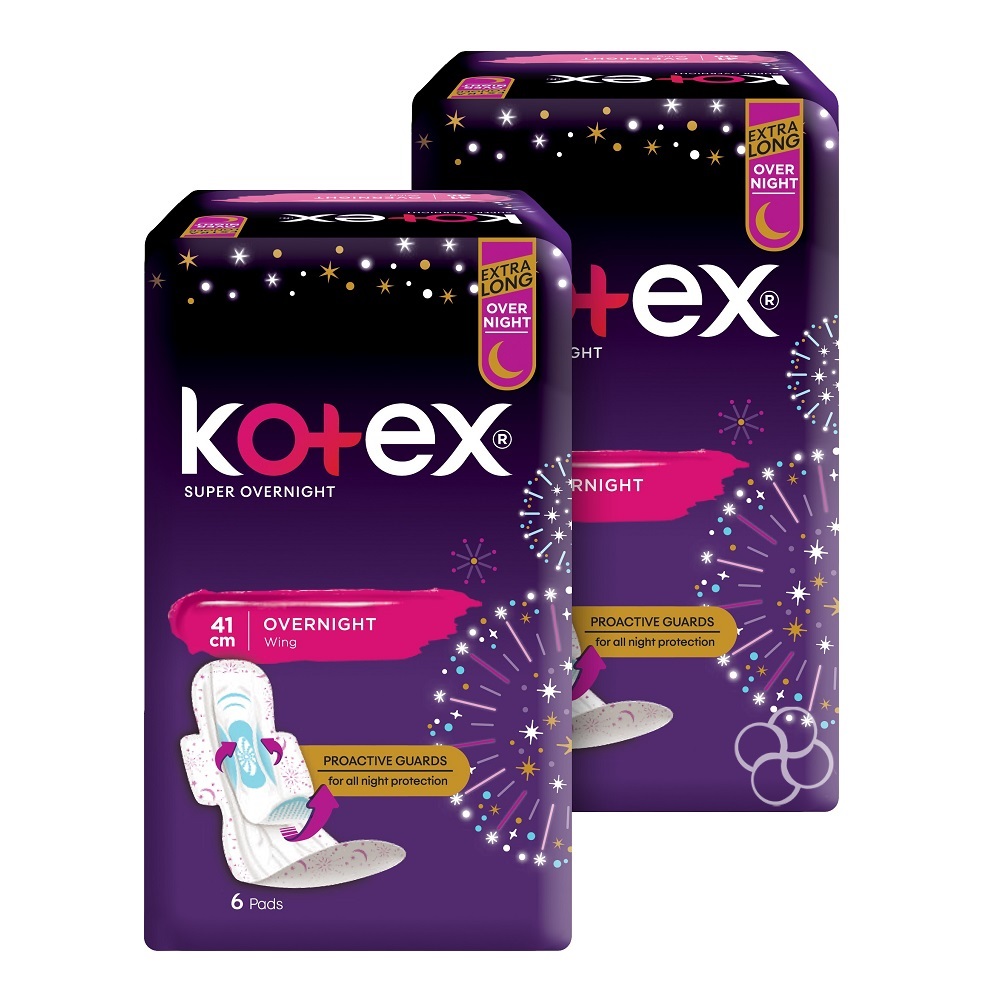 Kotex Super Overnight 41cm Sanitary Pad 2 x 6s | Lazada PH
