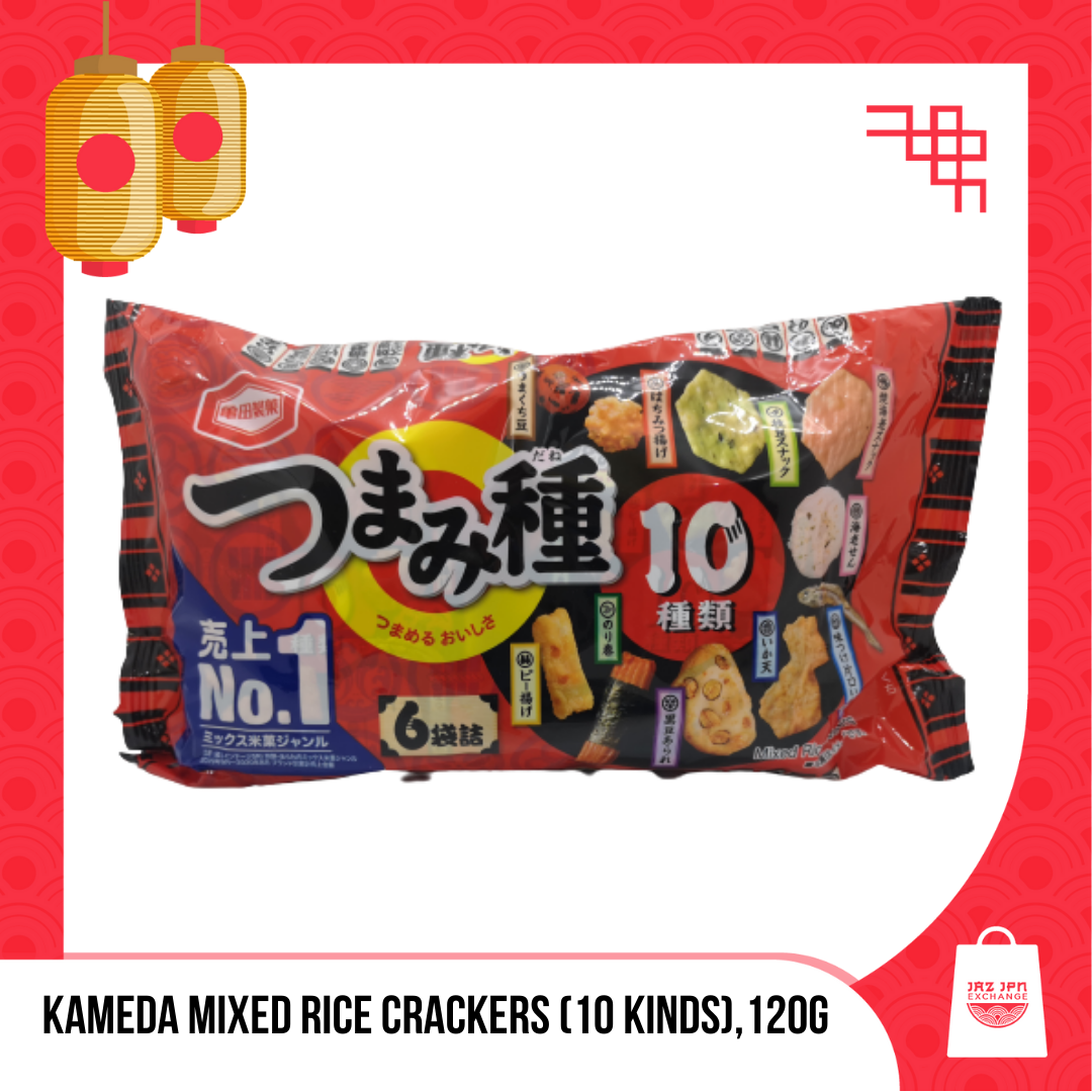 Kameda Mixed Rice Crackers (10 kinds),120g | Lazada PH