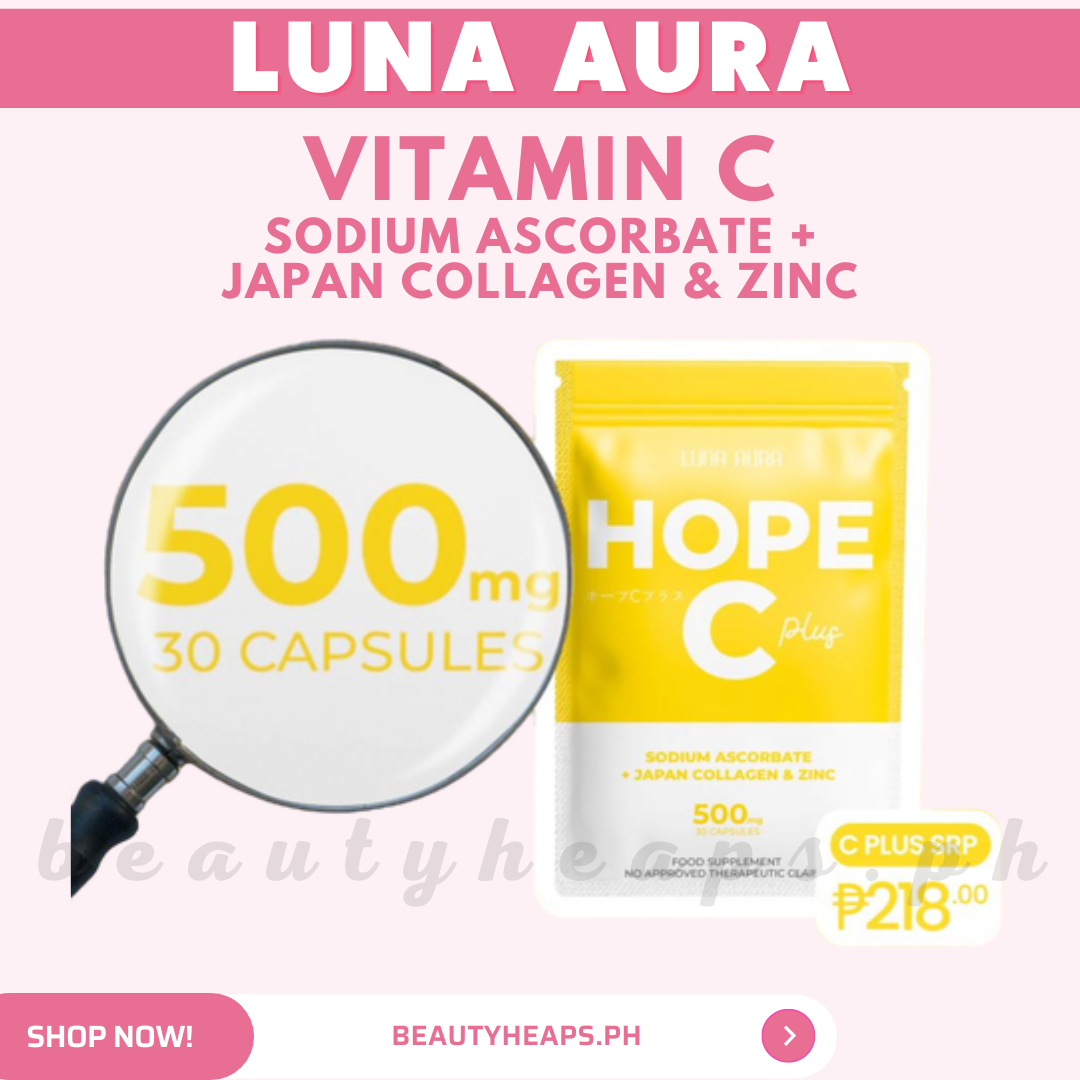 Luna Aura Hope C Plus | Vitamin C Sodium Ascorbate + Japan Collagen ...