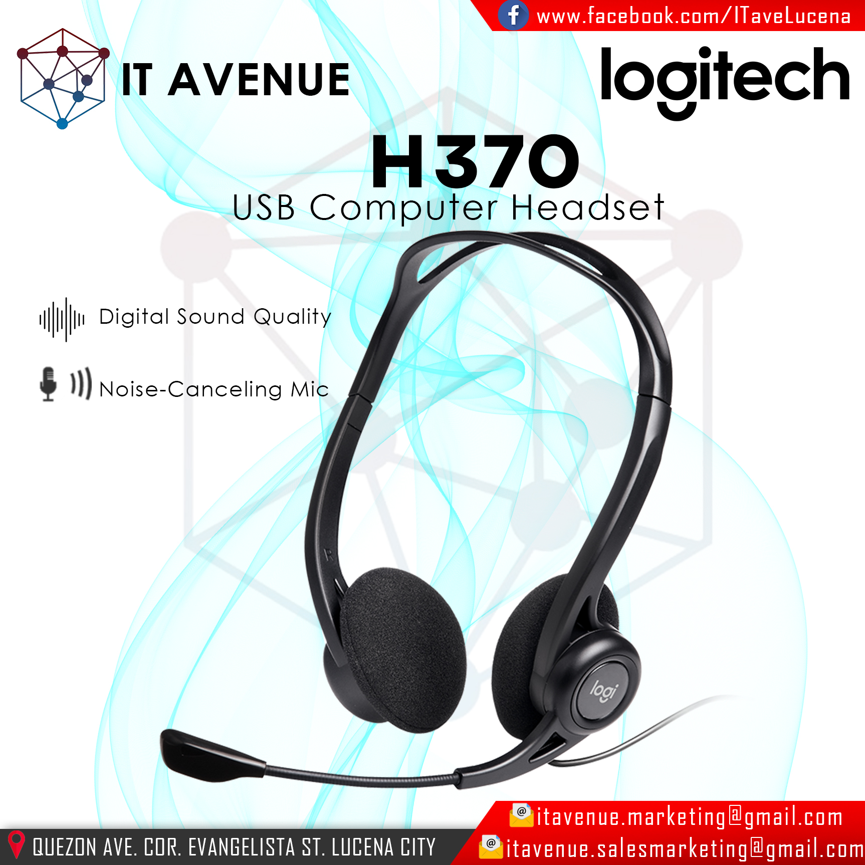 LOGITECH H370 USB Computer Headset | Lazada PH
