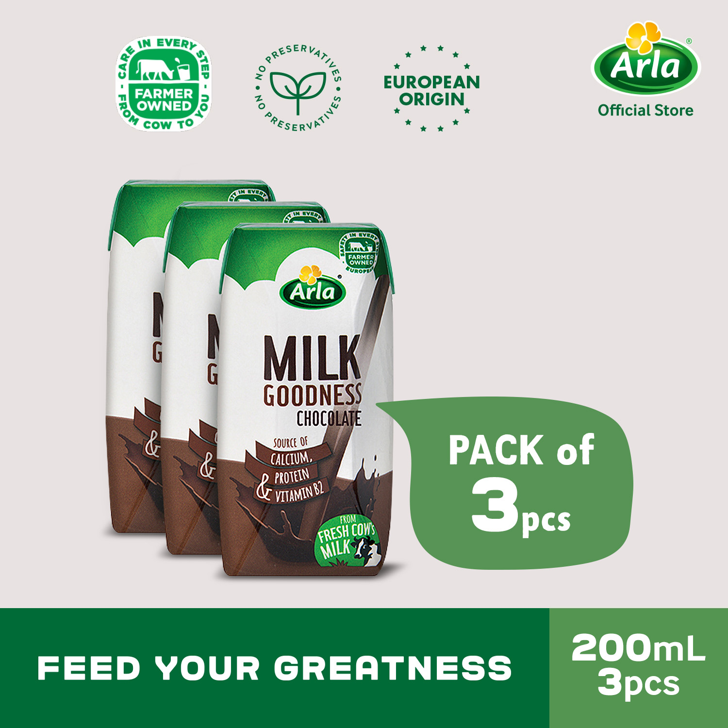 Arla Chocolate Milk 200ml 3-Pack | Lazada PH