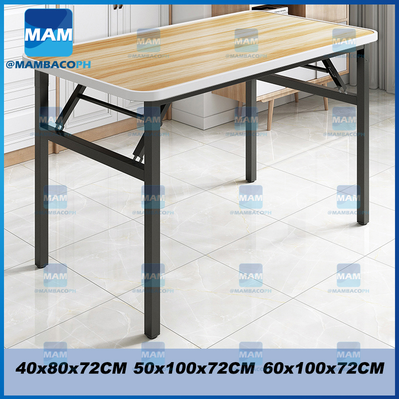 Metal Computer Table Study Table Home Office Desks Solid Folding Table