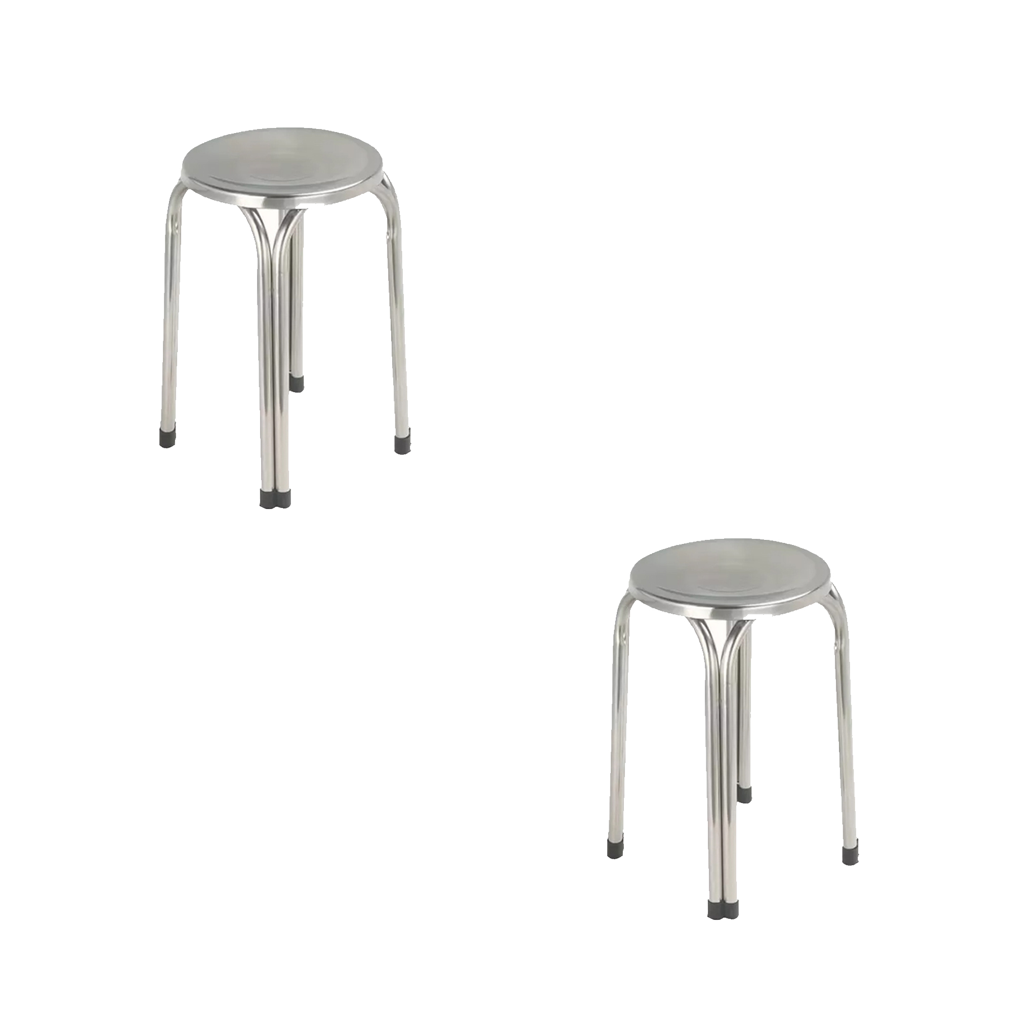 HOME ELEMENTS High Quality Pure Stainless Multi Purpose Stool 30cm x ...