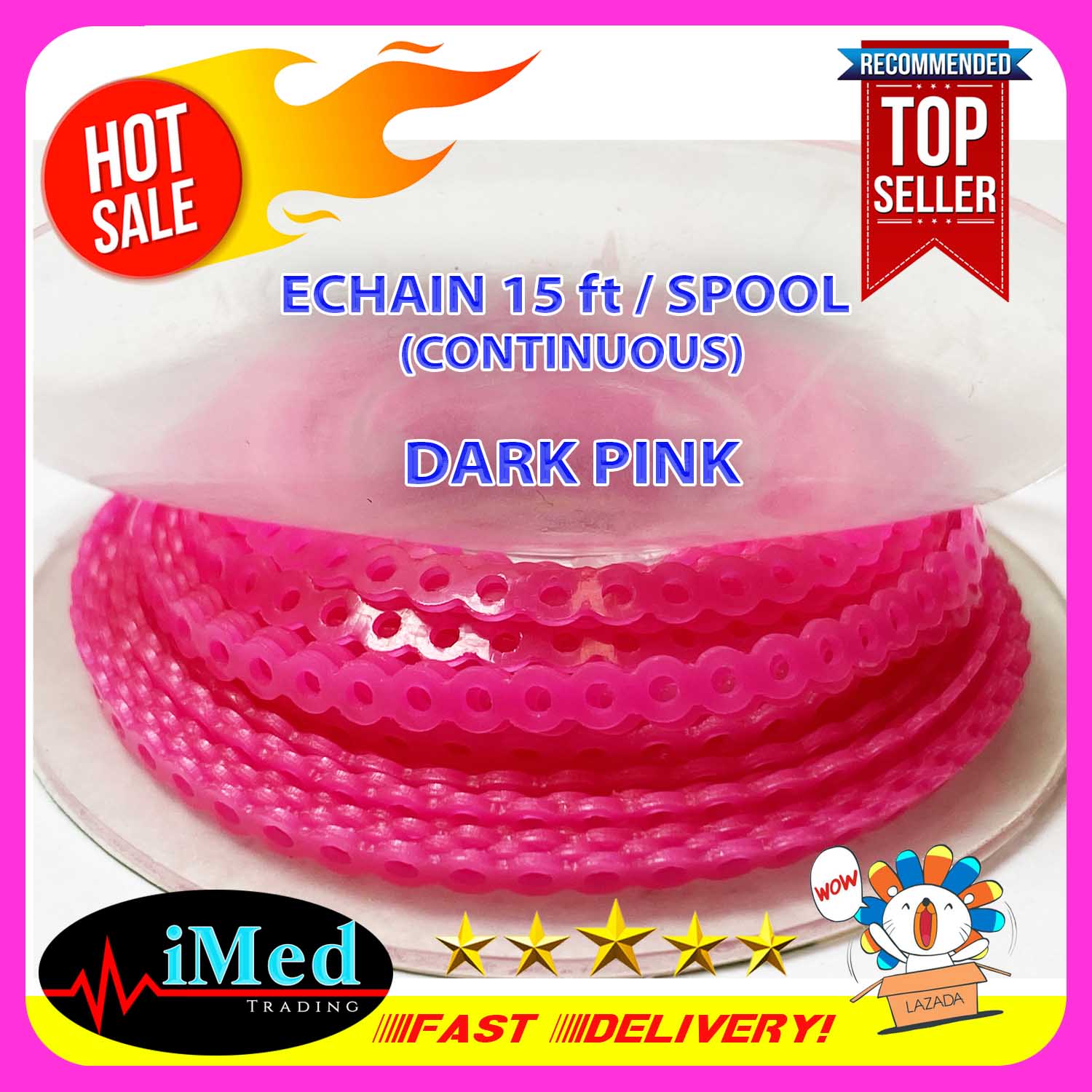 ECHAIN / DENTAL CHAIN / POWER CHAIN / RUBBER / SPOOL | Lazada PH