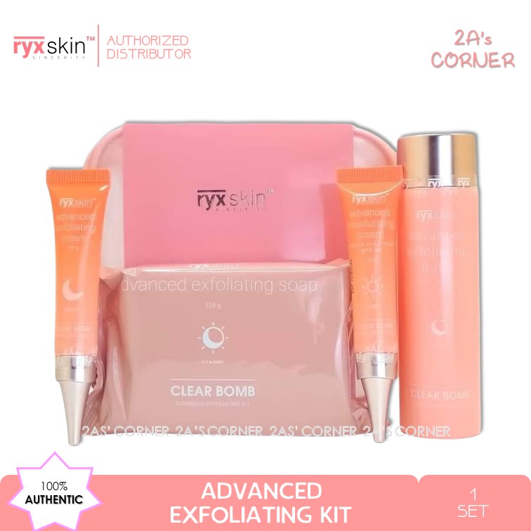 Ryx Skin Clear Bomb Advanced Exfoliating Kit 3.0 (Old Formula) | Lazada PH