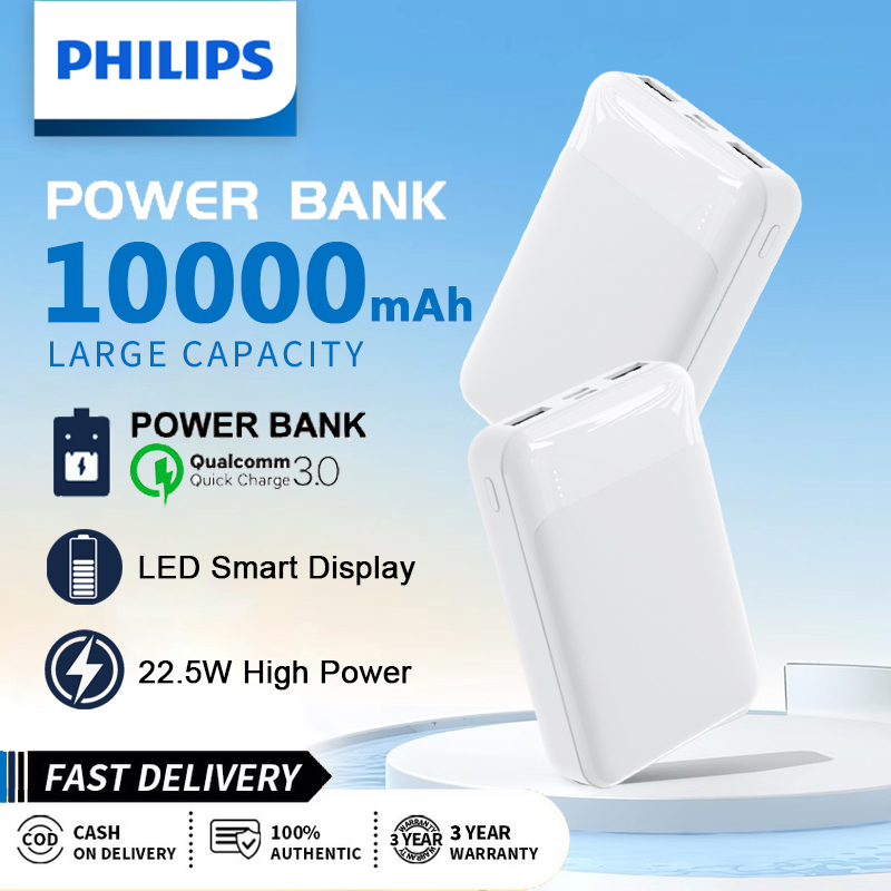PHILIPS Original PowerBank 150000mah Fast Chargr Built-in 4 Cables ...