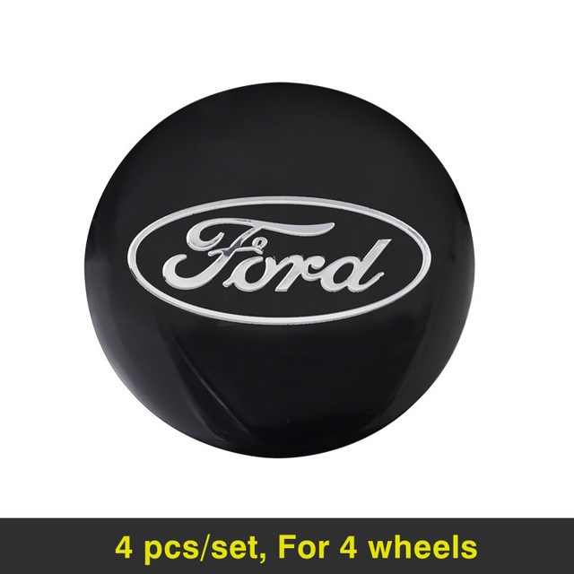 4Pcs 56mm Car Wheel Hub Cap Metal Emblem Accessories For Ford Focus mk2 ...