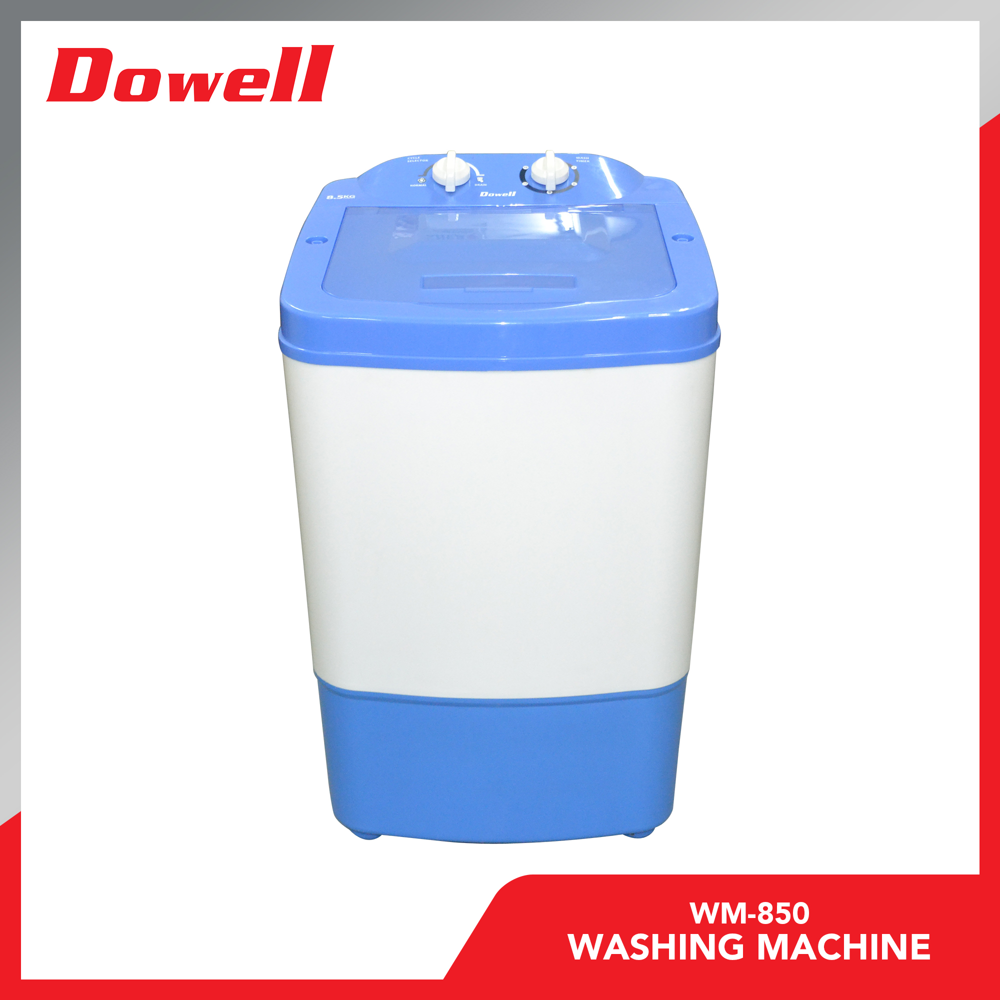 Dowell Washing Machine Single Tub WM-850 8.5 kg capacity | Lazada PH