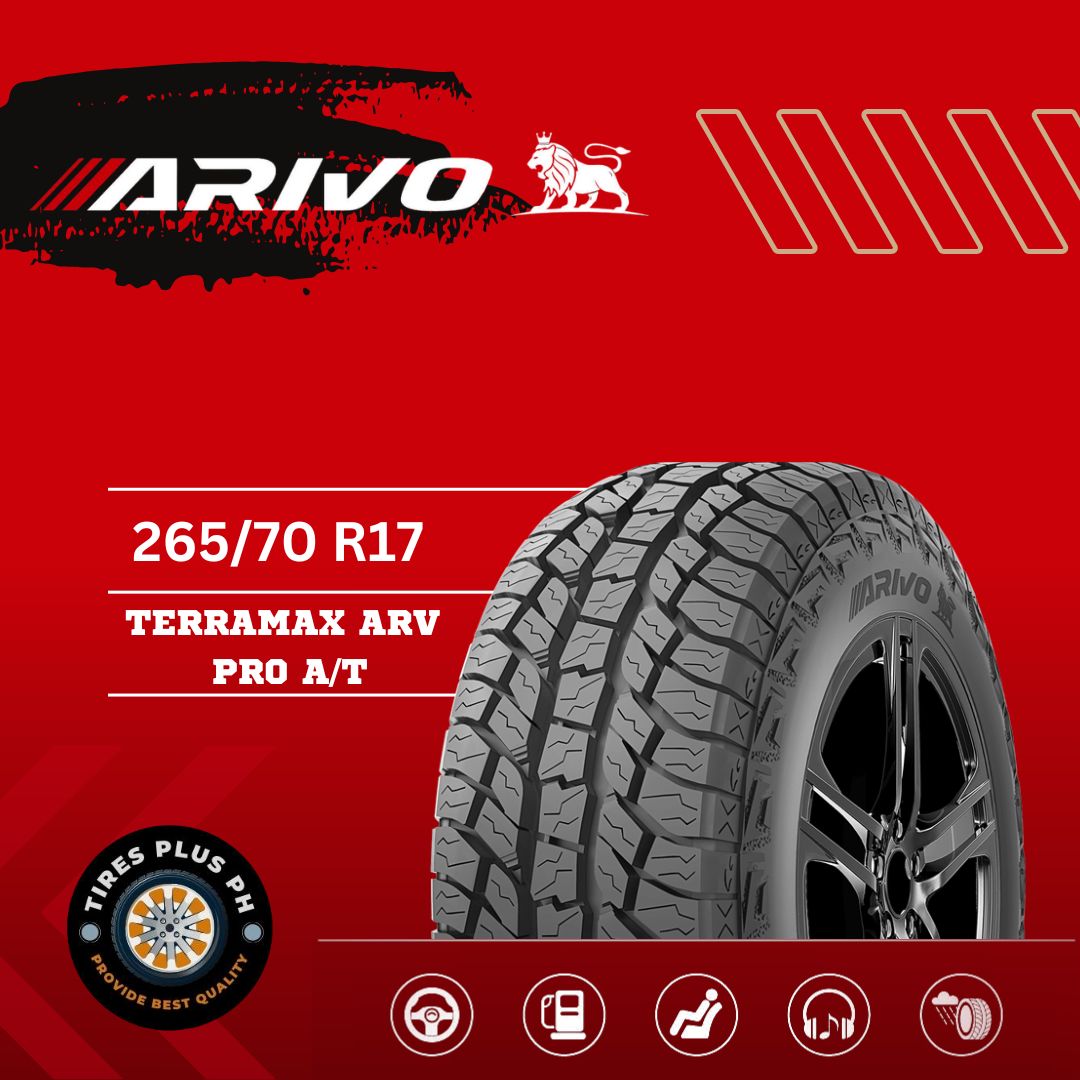ARIVO TIRE 265/70 R17 TERRAMAX ARV PRO A/T WITH TIRE VALVE | Lazada PH