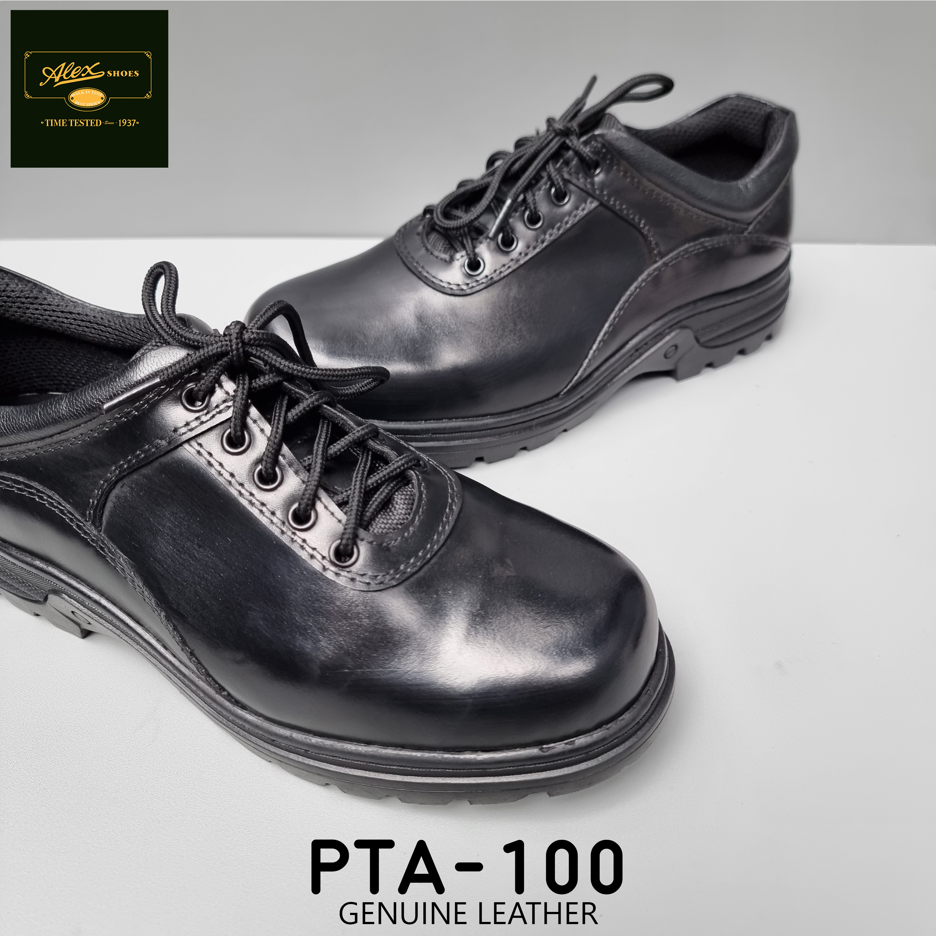ALEX SHOES PTA-100 PATROL SHOES MARIKINA MADE TAHI SWELAS MEN'S BLACK ...