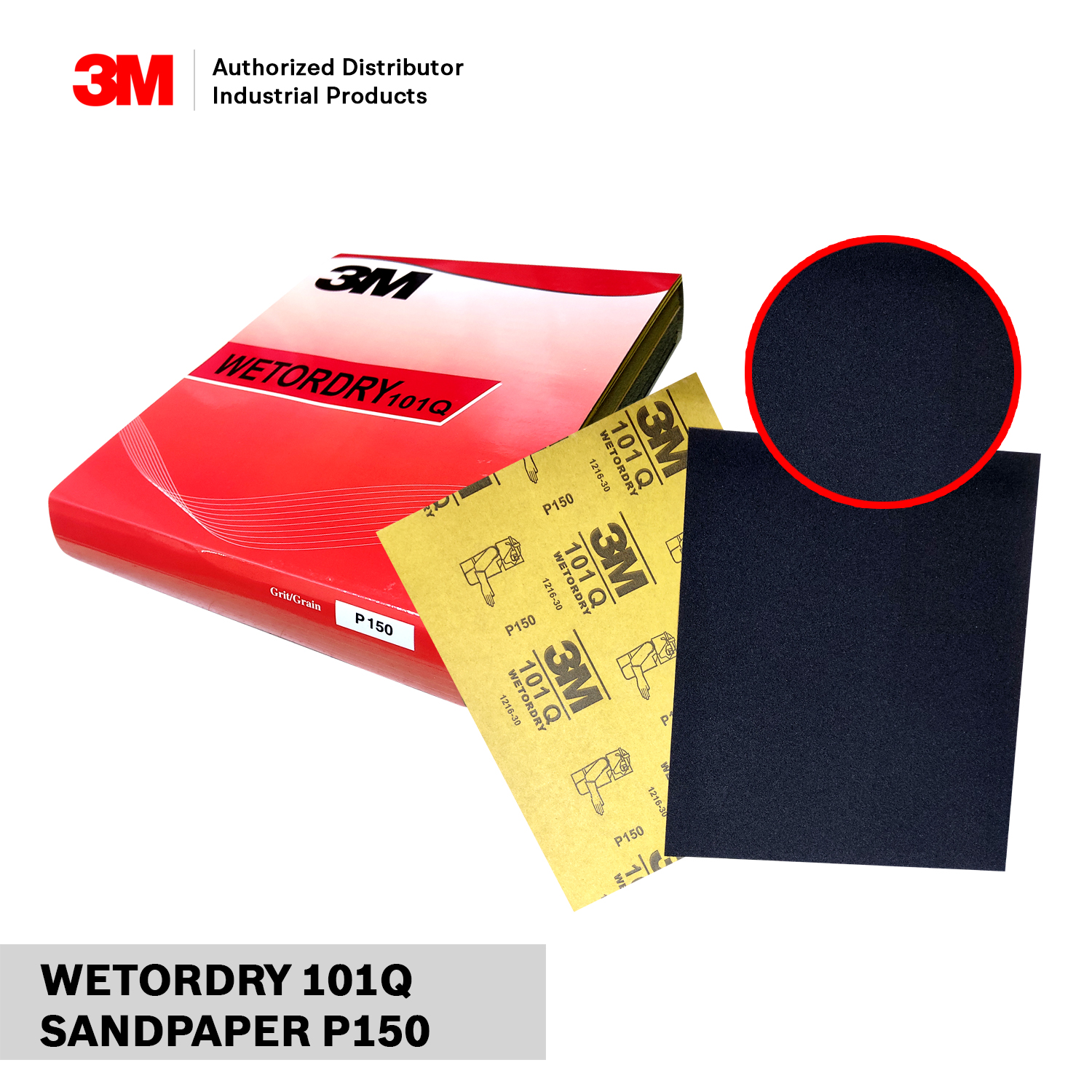 3M 101Q WETORDRY SANDPAPER P150 100SHEETS/REAM | Lazada PH