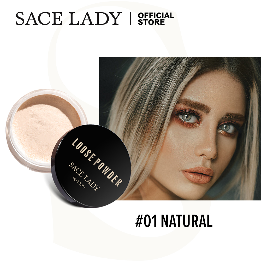 SACE LADY Matte Finish Loose Powder For Oily Skin Poreless Oil Control ...