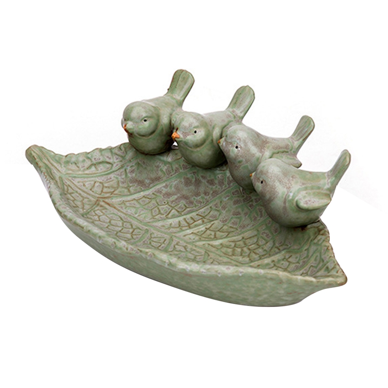 Bird Bath Outdoor Garden Decor Birdbath Feeder Antique Vintage Yard ...