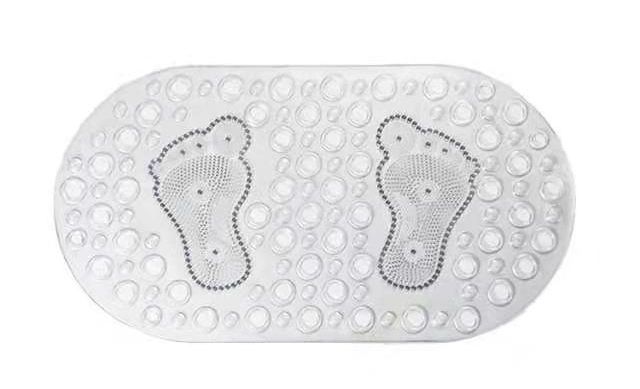 New Transparent Oval Foot Bath Mat Anti Slip (40*60cm) | Lazada PH