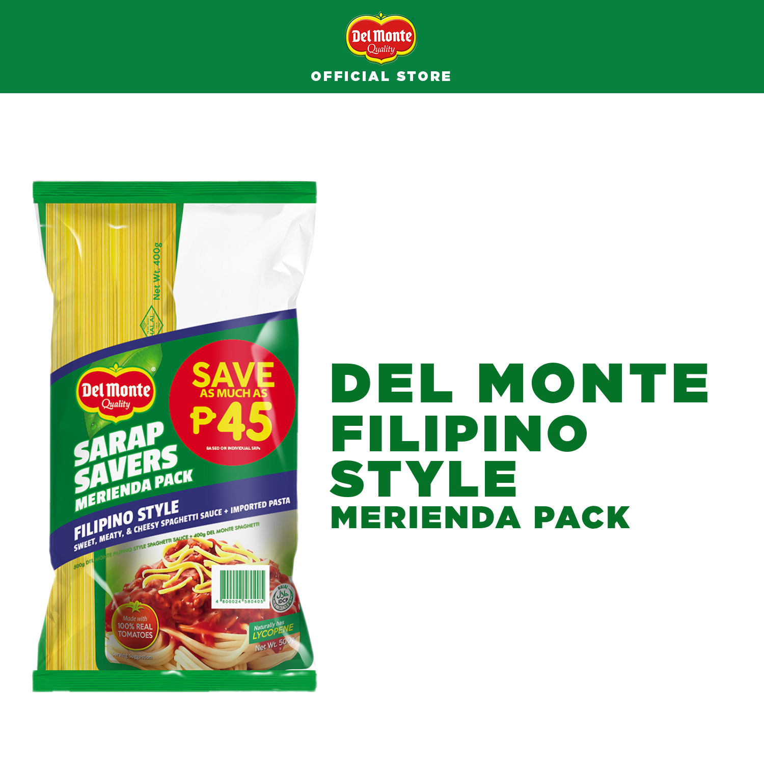 DEL MONTE Filipino Style Merienda Savers Pack for 7 servings (Del Monte ...