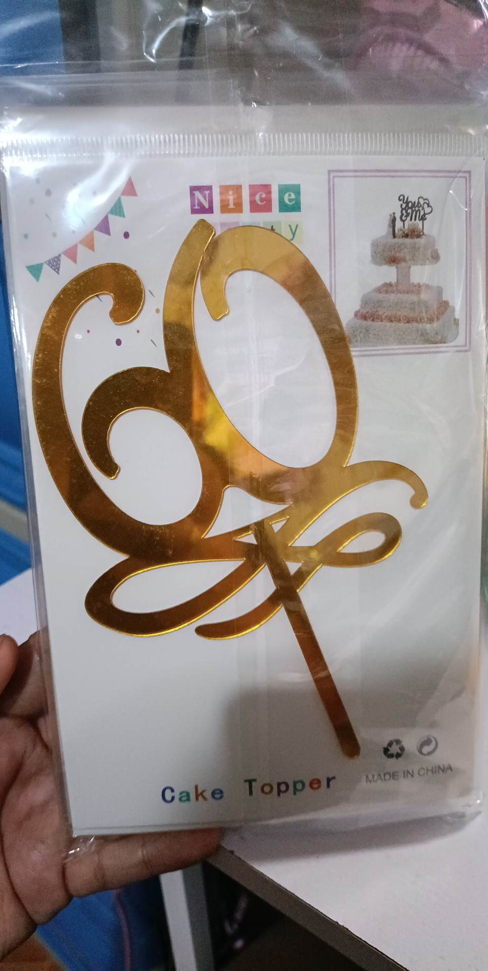 Acrylic Cake Topper for 18 and 50 60 acrylic gold rose gold | Lazada PH