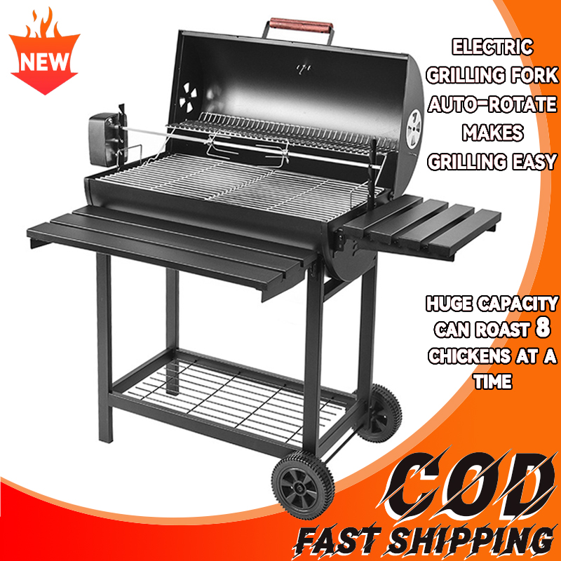 Smoker Grill Outdoor BBQ Grill 5-15 Persons Camping Barbecue Party ...