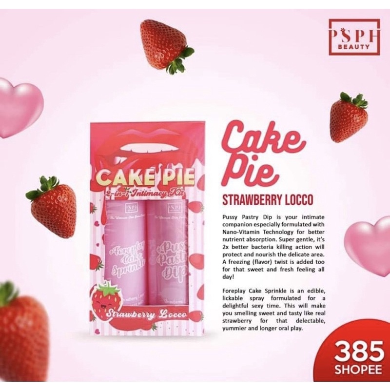Original PSPH Beauty CAKE PIE 2-in-1 Intimacy Kit FEMININE WASH EDIBLE ...