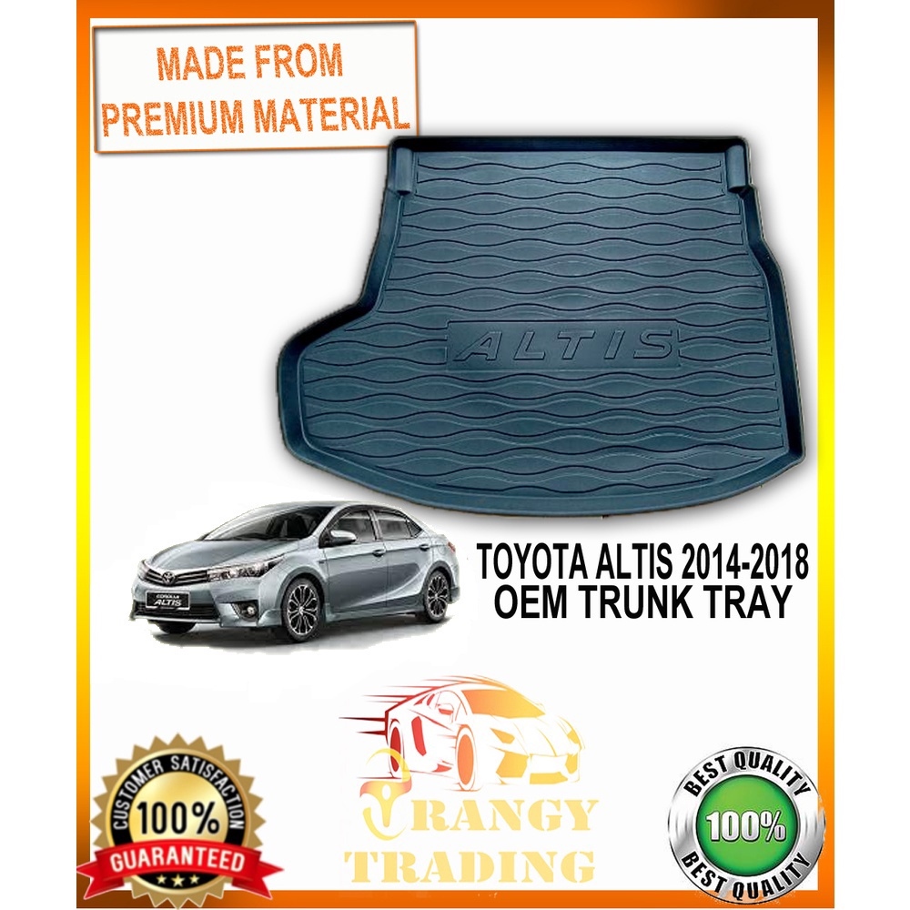 Toyota Altis 2017 to 2023 OEM Trunk Cargo Tray PREMIUM MATERIAL 2018 ...