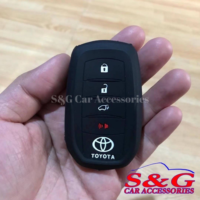 SG TOYOTA Fortuner / Toyota Hilux Silicone Car Keyless Remote Cover ...