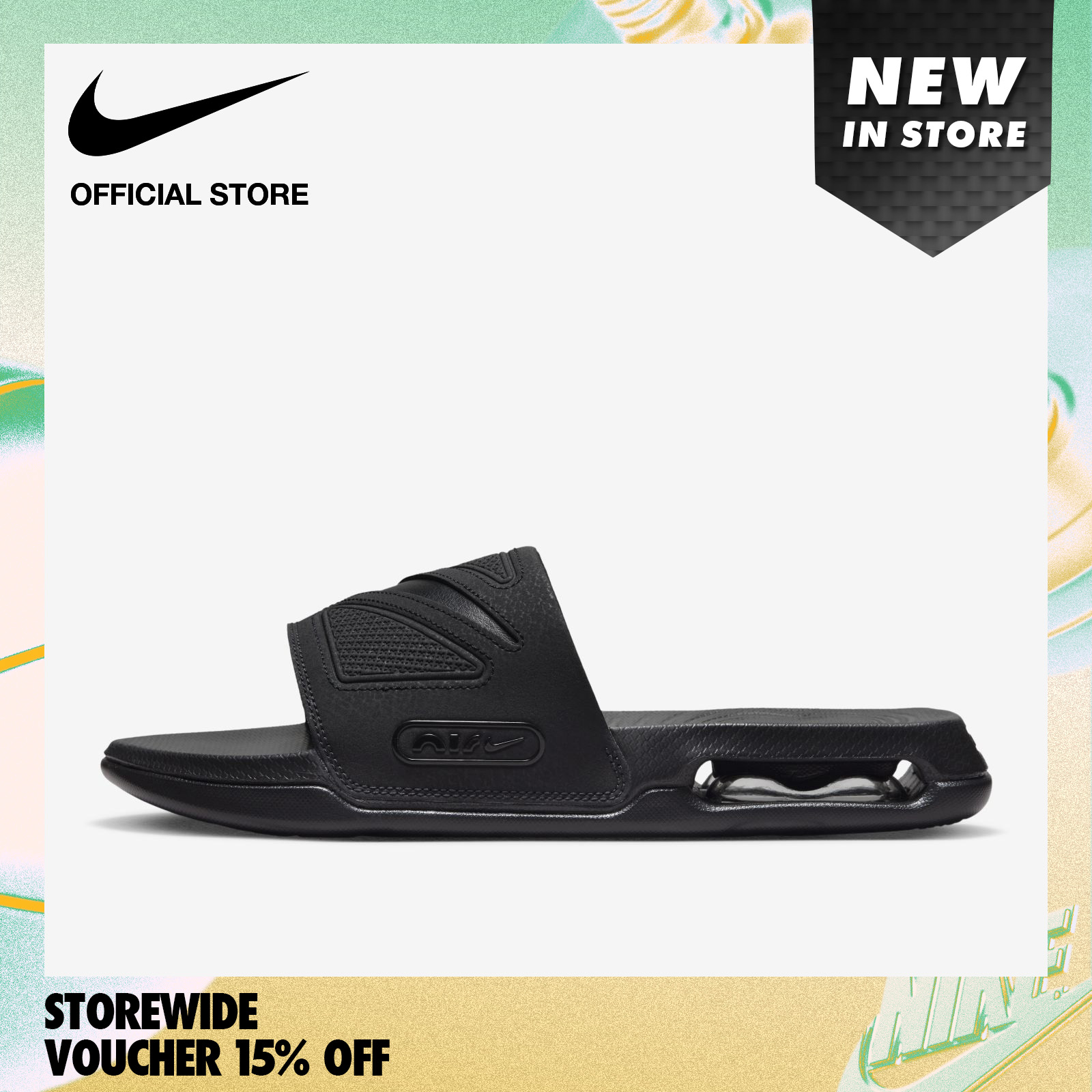 Nike Men's AIR Max Cirro Slides - Black | Lazada PH