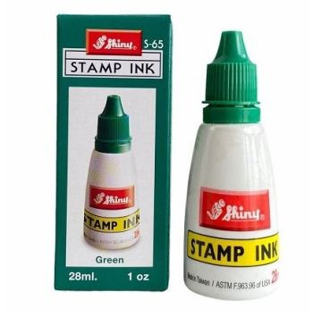 Shiny Refill Ink for Self-Inking Stamps 28ml STAMP PAD INK BLACK/BLUE ...